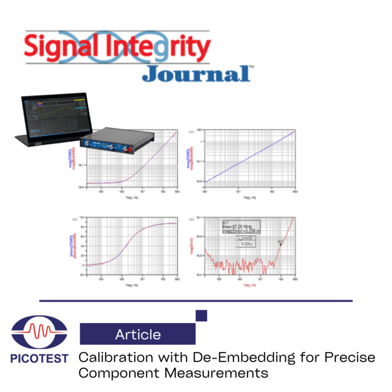 Calibration with De-Embedding for Precise Component Measurements ...